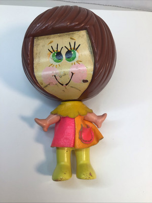 Vintage Talk Ups Doll Pull String Talking Toy Brunette 1971 Mattel SEE ...