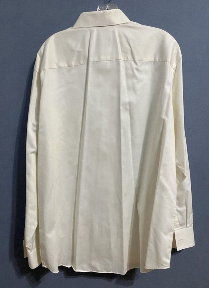 Geoffrey Beene Mens Size 17.5 34/35 Classic Fit Wrinkle Free Dress ...