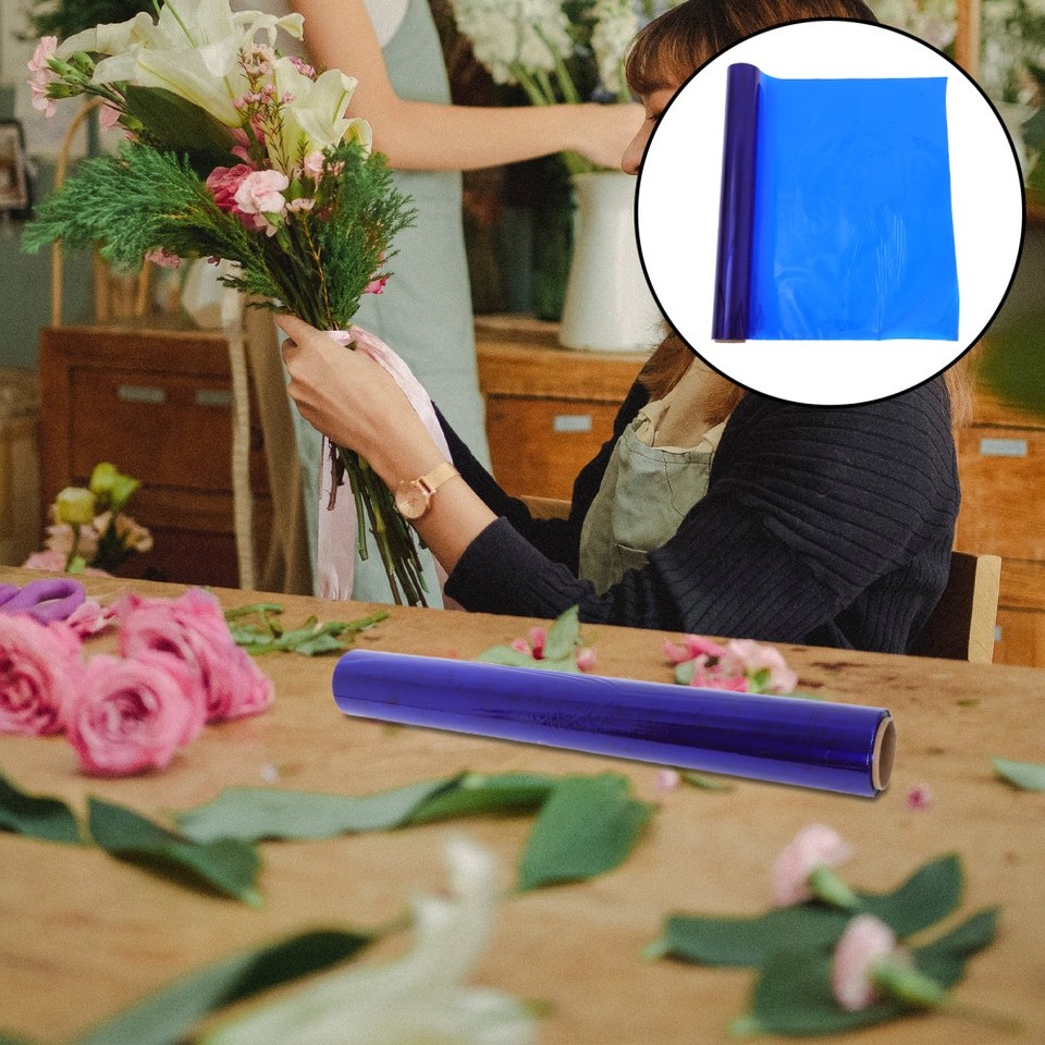 Florist Flower Iridescent Film Cellophane Wrap Floral Wrapping ...