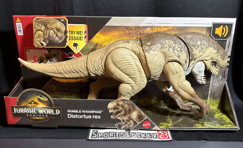 Jurassic World Rebirth Distortus Rex Rumble'n Rampage 22” FREE SHIP NEW ...