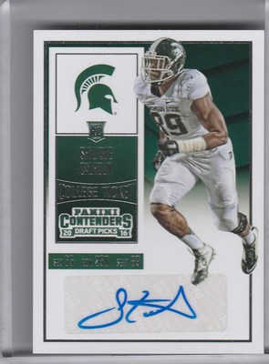 2016 PANINI CONTENDERS #179 SHILIQUE CALHOUN AUTOGRAPH ROOKIE RC ...