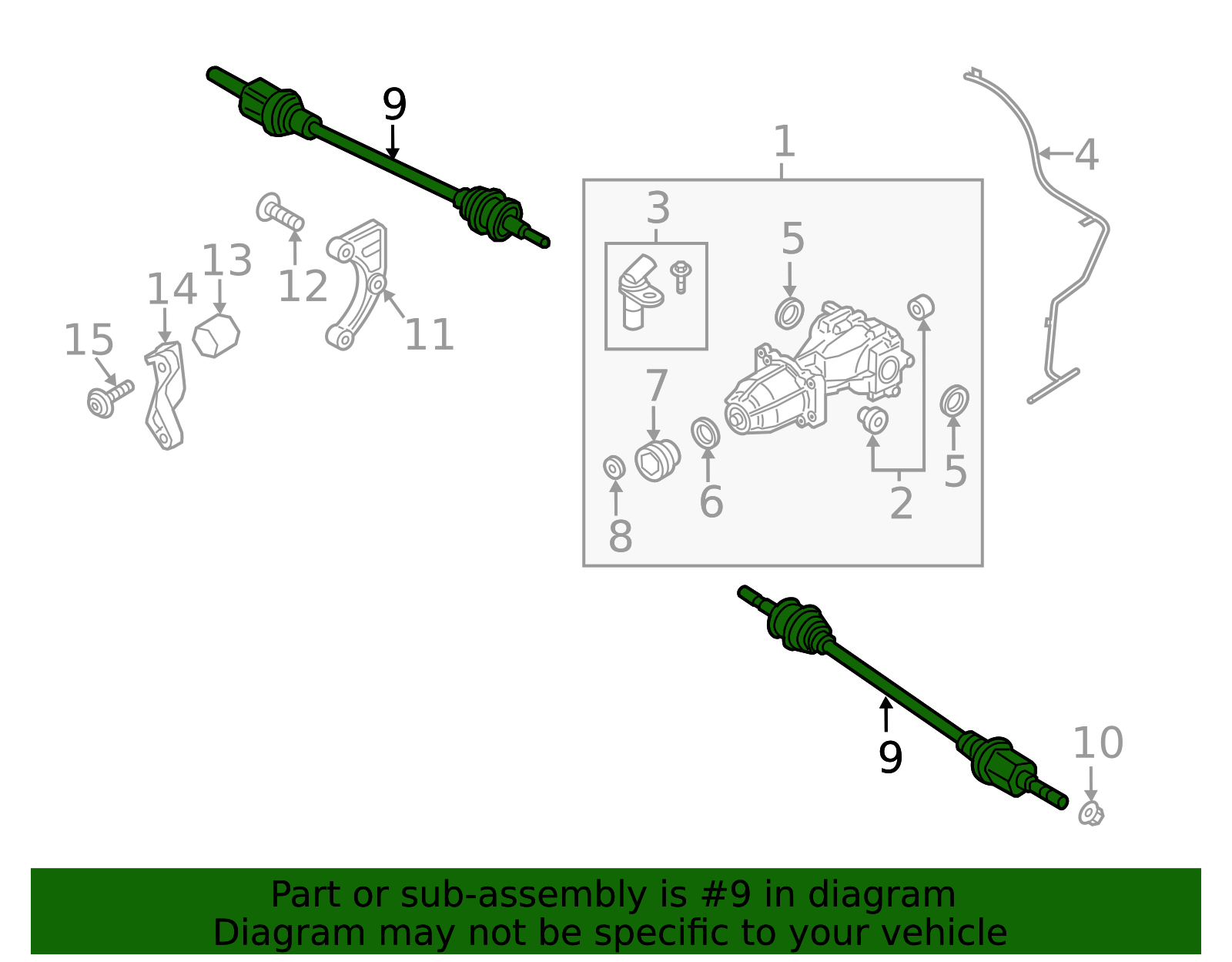 Genuine Ford Axle Assembly K2GZ-4K139-A for sale online | eBay