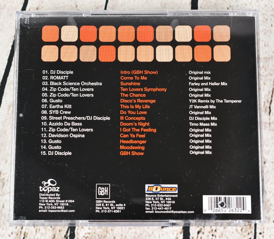 Anthony Mac - GBH New York - A Funky House Mix By Anthony Mac (cd) | eBay