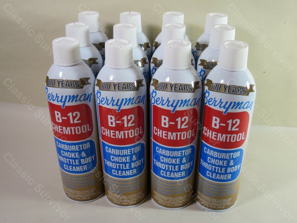 Berryman 0117 B-12 Chemtool Carburetor Choke / Throttle Body Cleaner ...