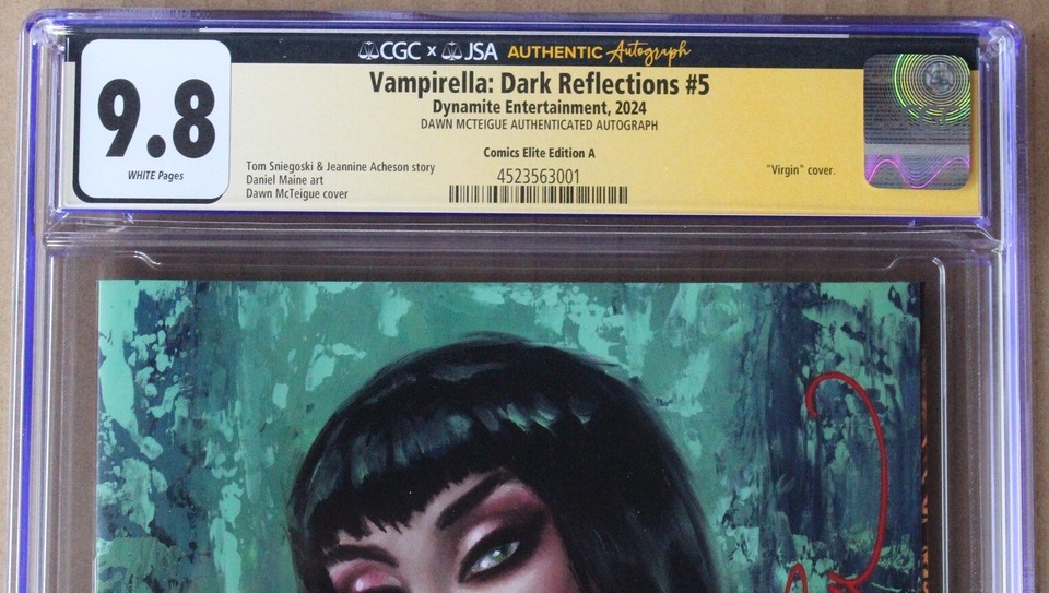 Vampirella Dark Reflections #5 Comics Elite A CGC 9.8 Dawn McTeigue ...