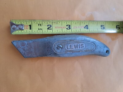 Vintage Lewis Utility Knife- Box Cutter | eBay