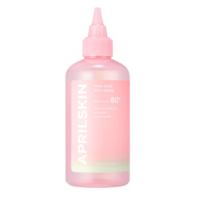 [APRIL SKIN] Pink Aloe Vita Toner - 250ml | eBay