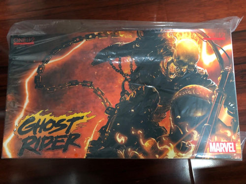 ORIGINAL MEZCO MARVEL COMICS Ghost Rider + Hellcycle ONE:12 COLLECTIVE ...