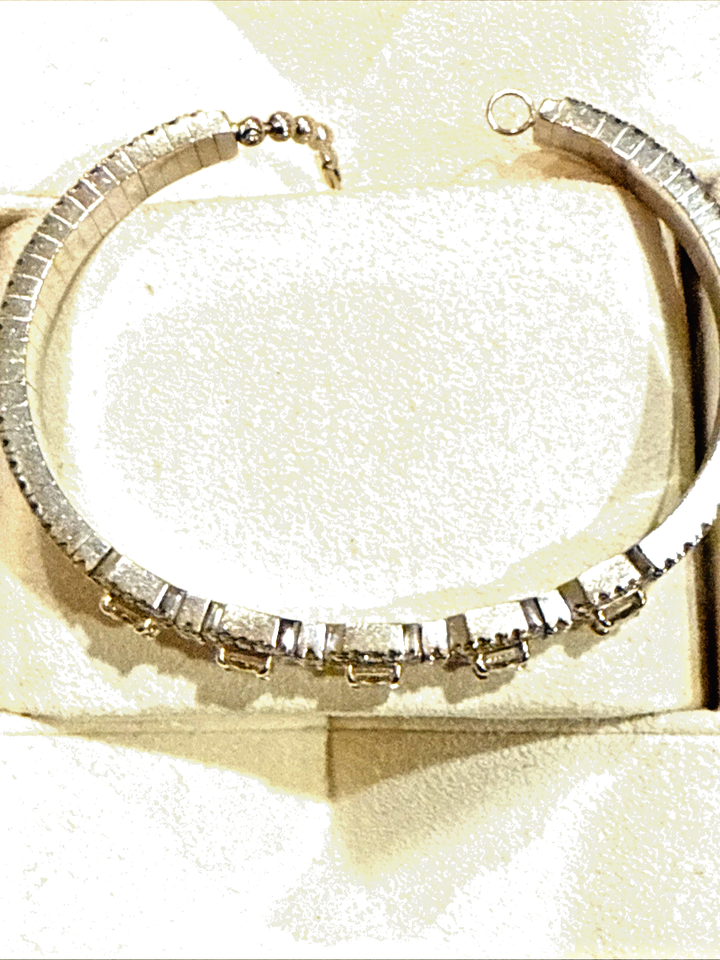 Norman Silverman 21 ctw White/Yellow Diamond Cuff Bracelet 90k in today ...