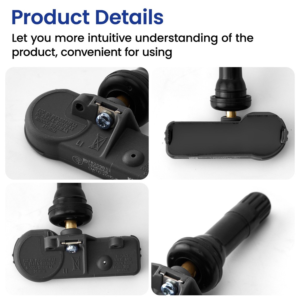 4X TPMS Tire Pressure Monitoring Sensor For GM Chevy GMC Buick 13586335 ...