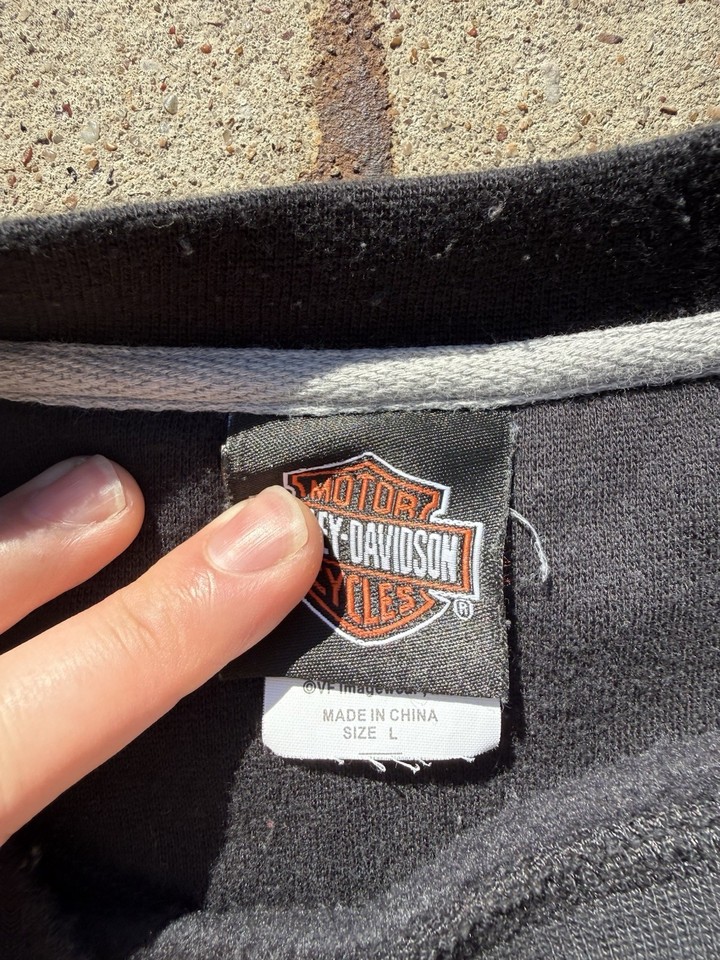 Vintage Harley Davidson Center Logo Crewneck | eBay