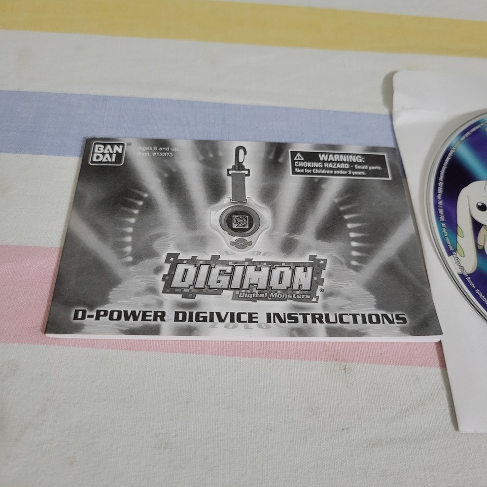 Digimon Digivice D-POWER DISC 2001 English RARE USA V-pet Game D-Ark ...
