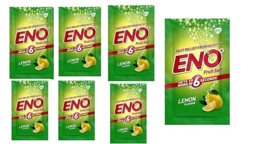 10x Eno Lemon Flavored Powder - 5gm SACHET FAST RELIEF FORM ACIDITY | eBay