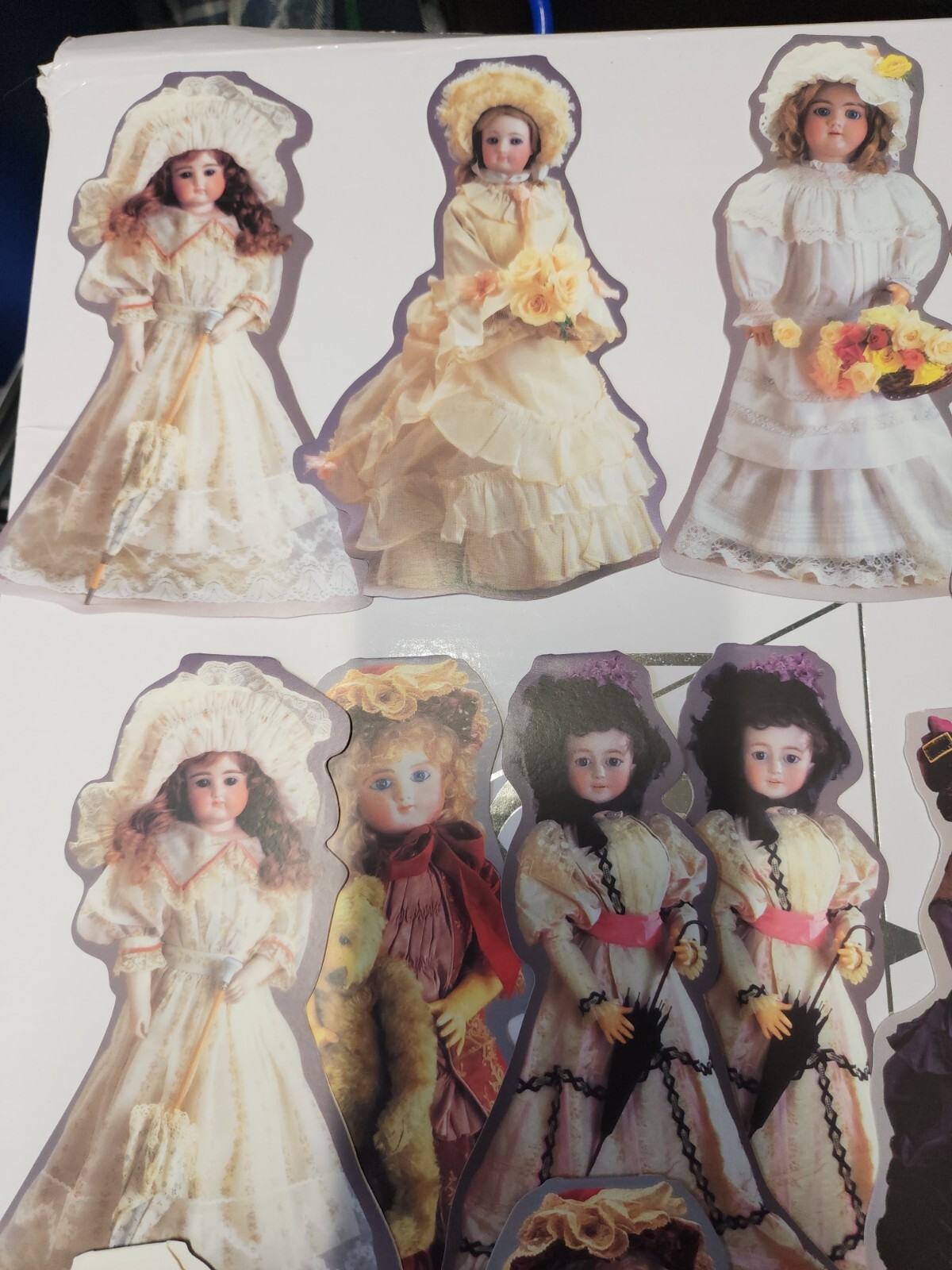 Vintage 1996 Creative Horizons ANTIQUE DOLL Cards 12 BLANK NOTE CARDS ...
