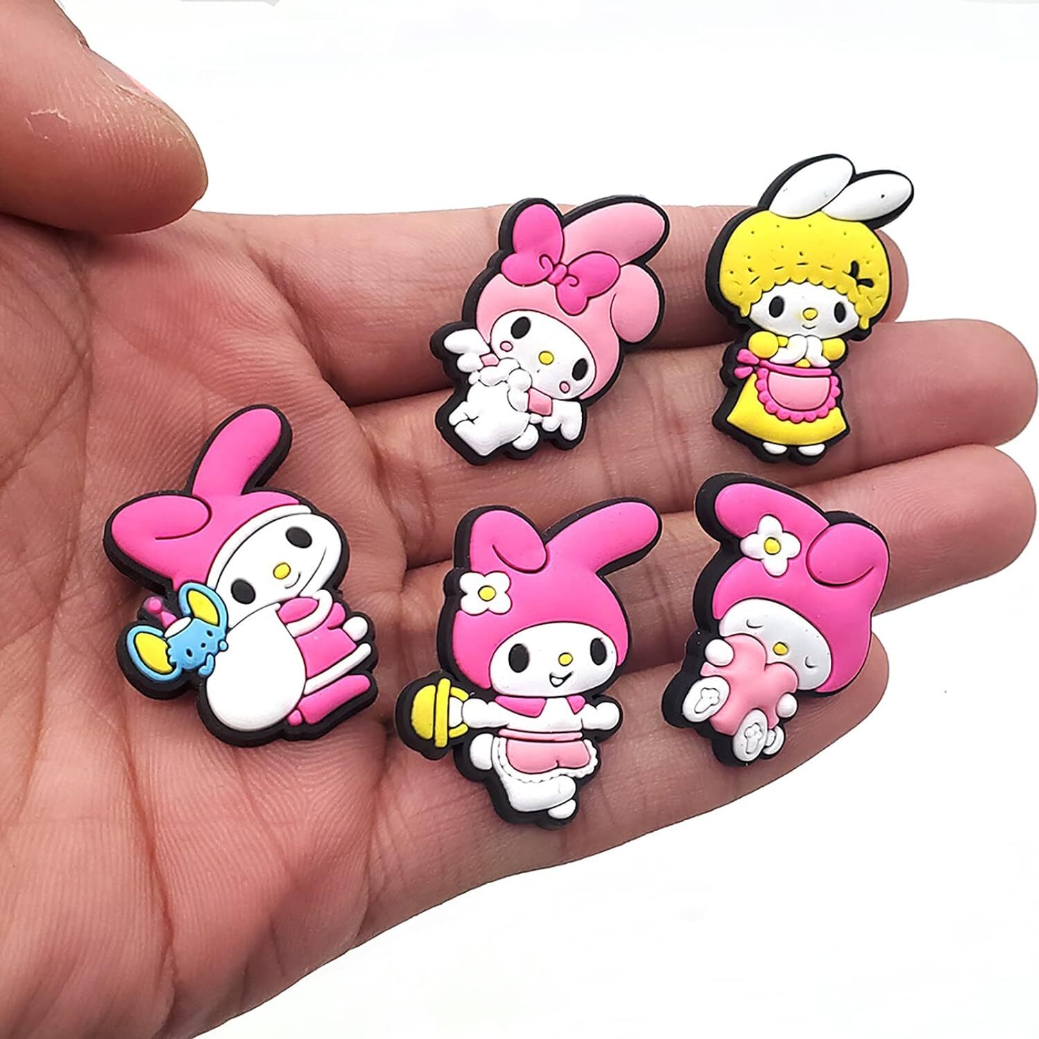 30PCS Croc Charms Pack Shoe Decoration for Girls Boys Kuromi No ...