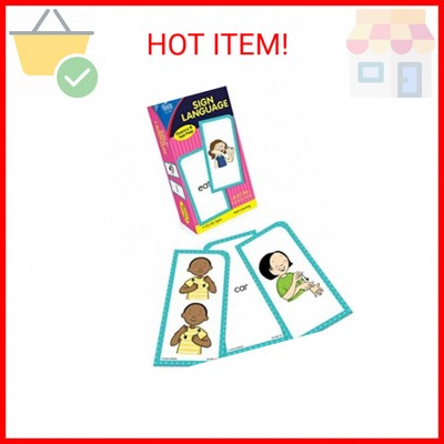 Carson Dellosa 104 American Sign Language Flash Cards for Kids ...