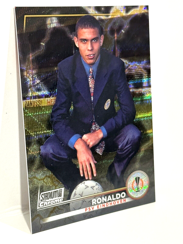2022-23 Topps Stadium Club Chrome UCL PSV Ronaldo R9 Black/Gold ...