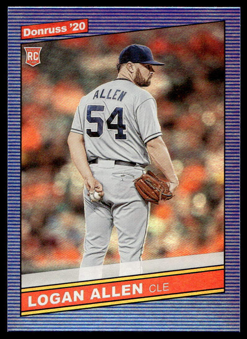 2020 Donruss #243 Logan Allen Holo Blue R86 | eBay