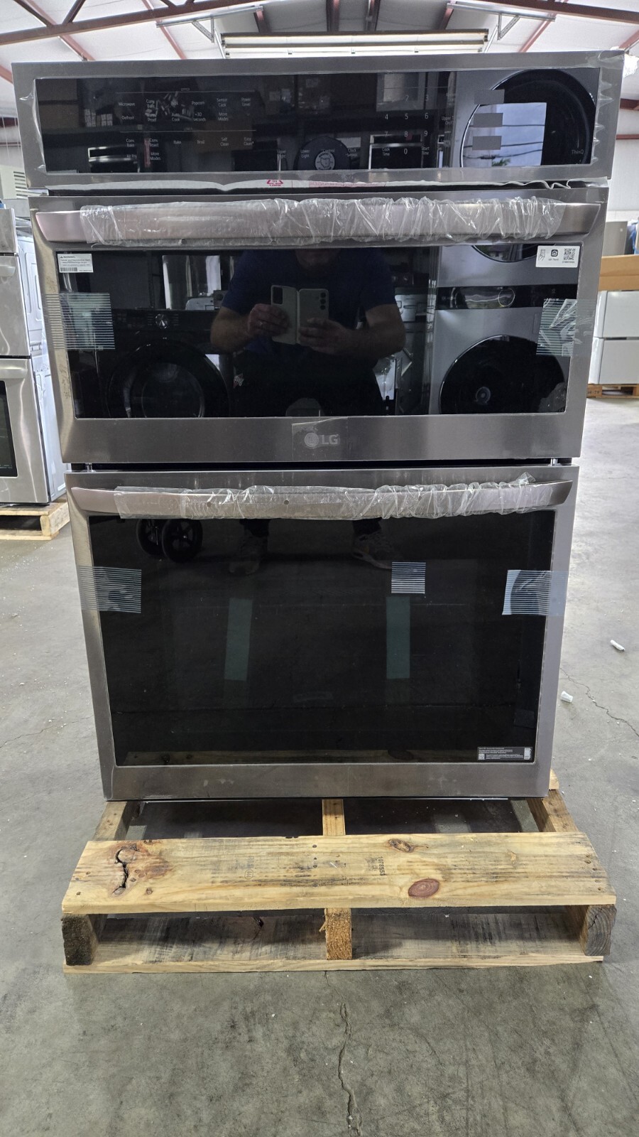 LG WCEP6423D 30" Built-In Electric Convection Combination Wall Oven ...