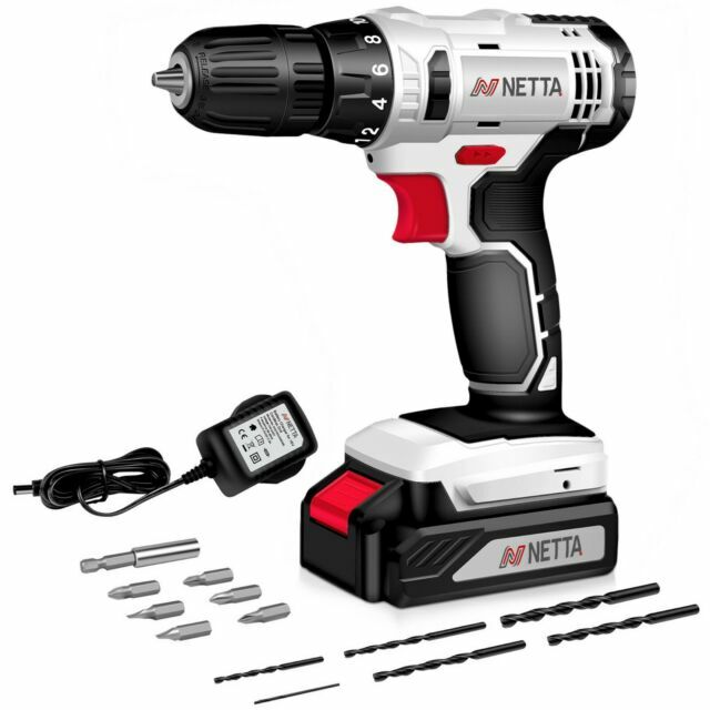 Netta 20v Cordless Drill Driver - 13 Pcs for sale online | eBay UK