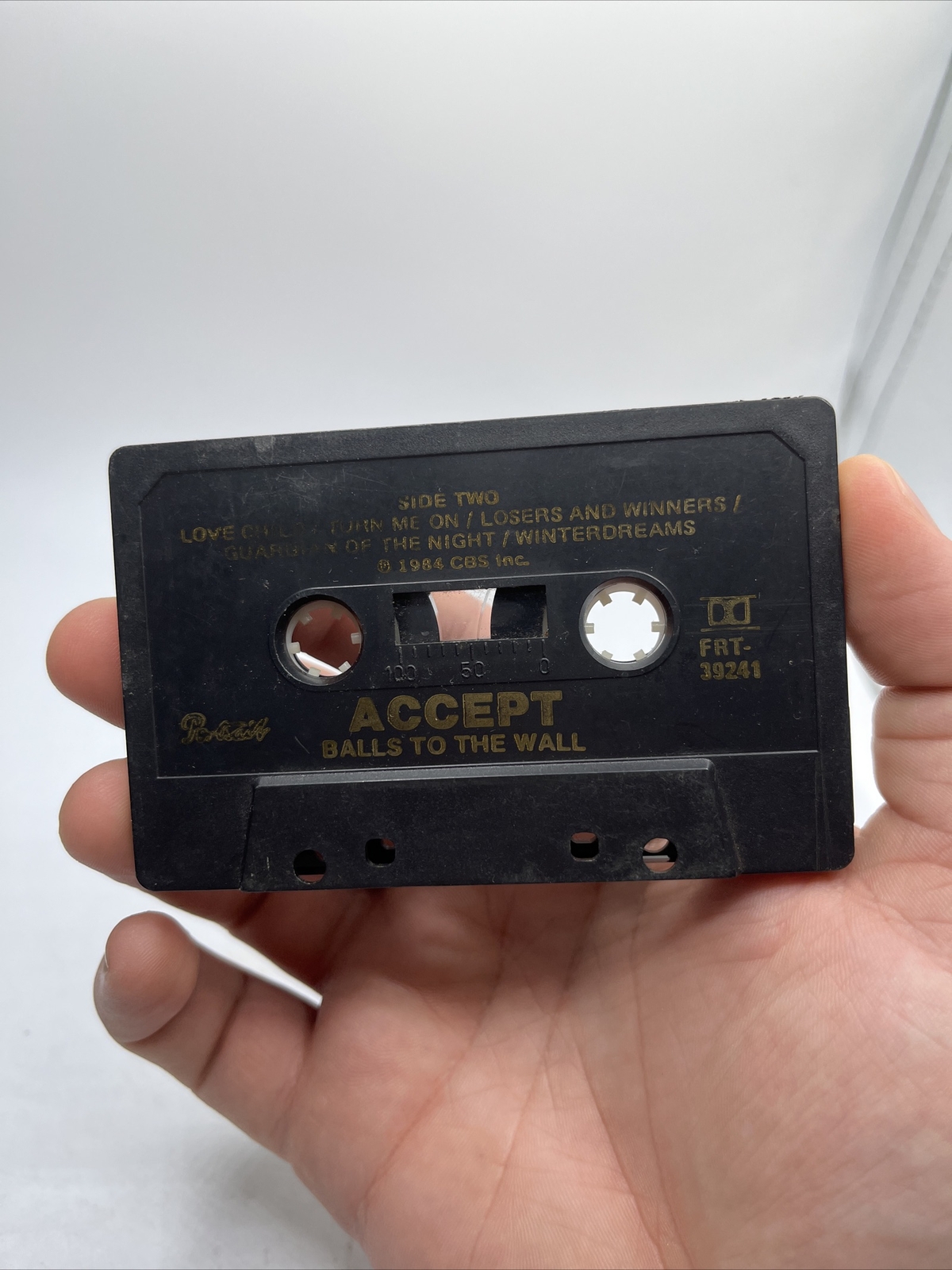 ACCEPT '84 canadian CrO2 cassette BALLS TO THE WALL tested TAPE Exc. | eBay