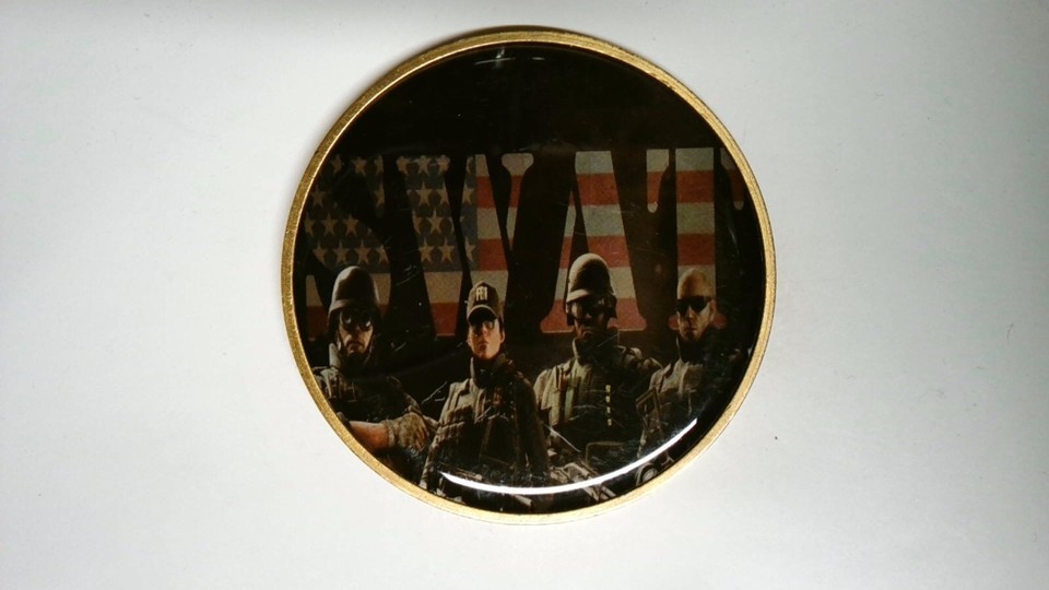 CHALLENGE COIN HUGE FBI FEDERAL BUREAU OF INVESTIGATION SWAT SPECIAL ...