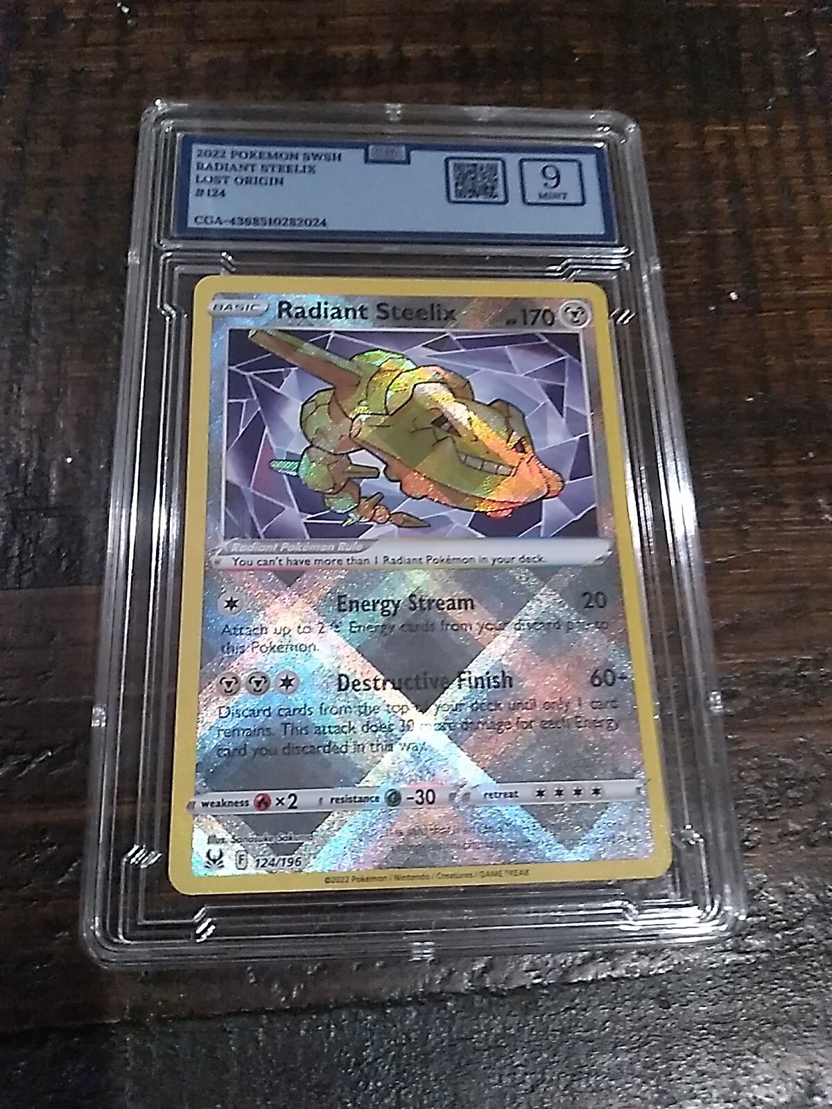 radiant steelix 124/196 Graded Pokemon Card | eBay