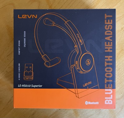 Levn LE-HS010 Superior Black Wireless Bluetooth Noise Cancelling ...