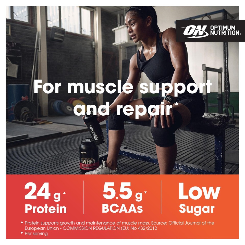 Optimum Nutrition Gold Standard 100% Whey Protein Powder, French ...