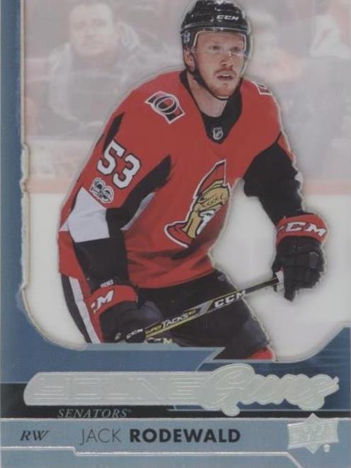 2017-18 SP Authentic - Upper Deck Acetate Young Guns Jack Rodewald #489 ...