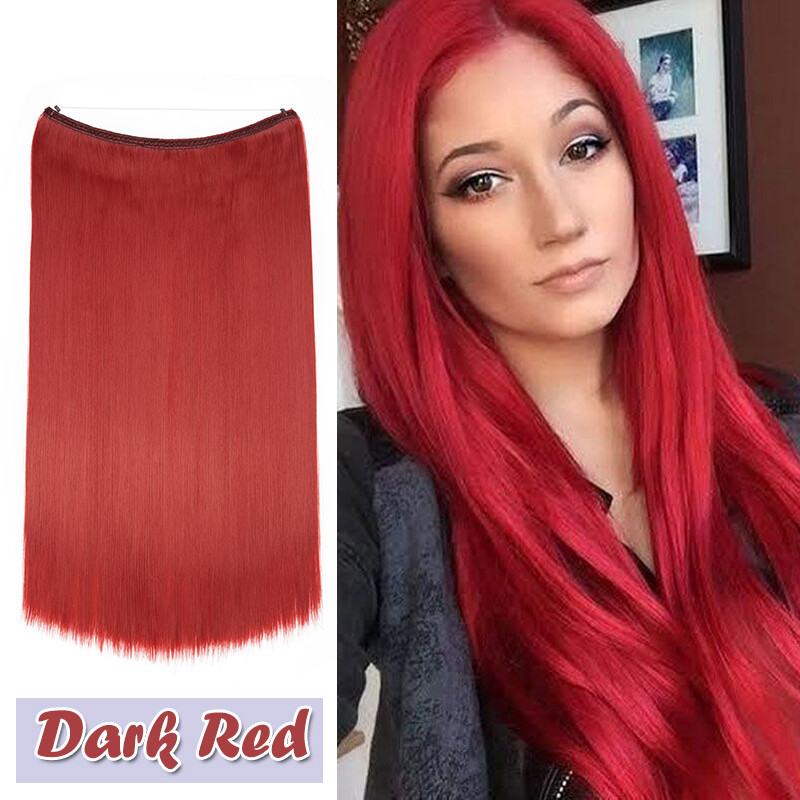 100% Natural As Human Thick Invisible Wire Softs Secret Wire In Hair ...