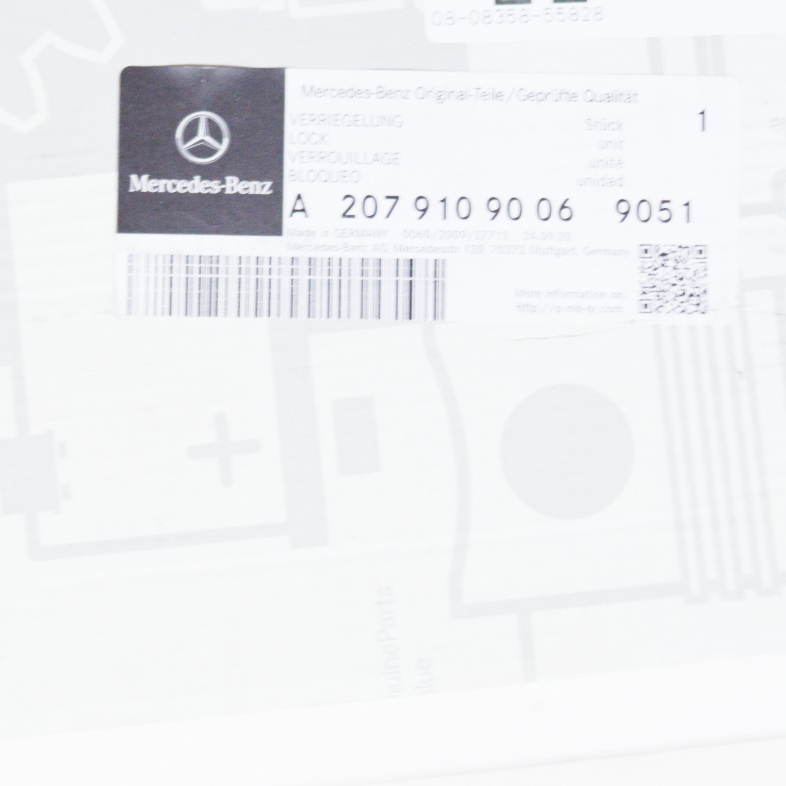 MERCEDES-BENZ E C207 Rückenlehnenschloss vorne rechts A20791090069051 ...