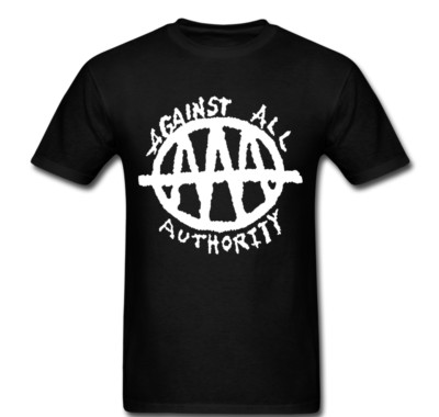 Hardcore Anarcho Punk Rock Ska Against all authority t shirt AAA | eBay