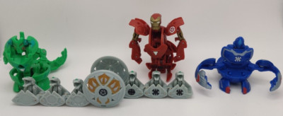 Bakugan Iron Man Extremis 950G, Legionoid New Vestroia, Aquos Merlix ...