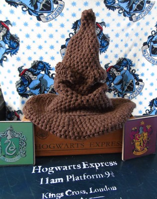 New Harry Potter Crochet Sorting Hat Handmade Various Sizes Great Gift ...