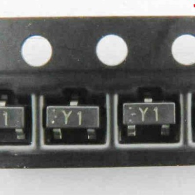 100pcs ss8050 y1 1.5a 25v npn sot-23 double s high current smd ...