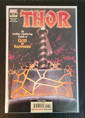 THOR #23 2ND PRINTING KLEIN VARIANT NM MARVEL 2022 | eBay