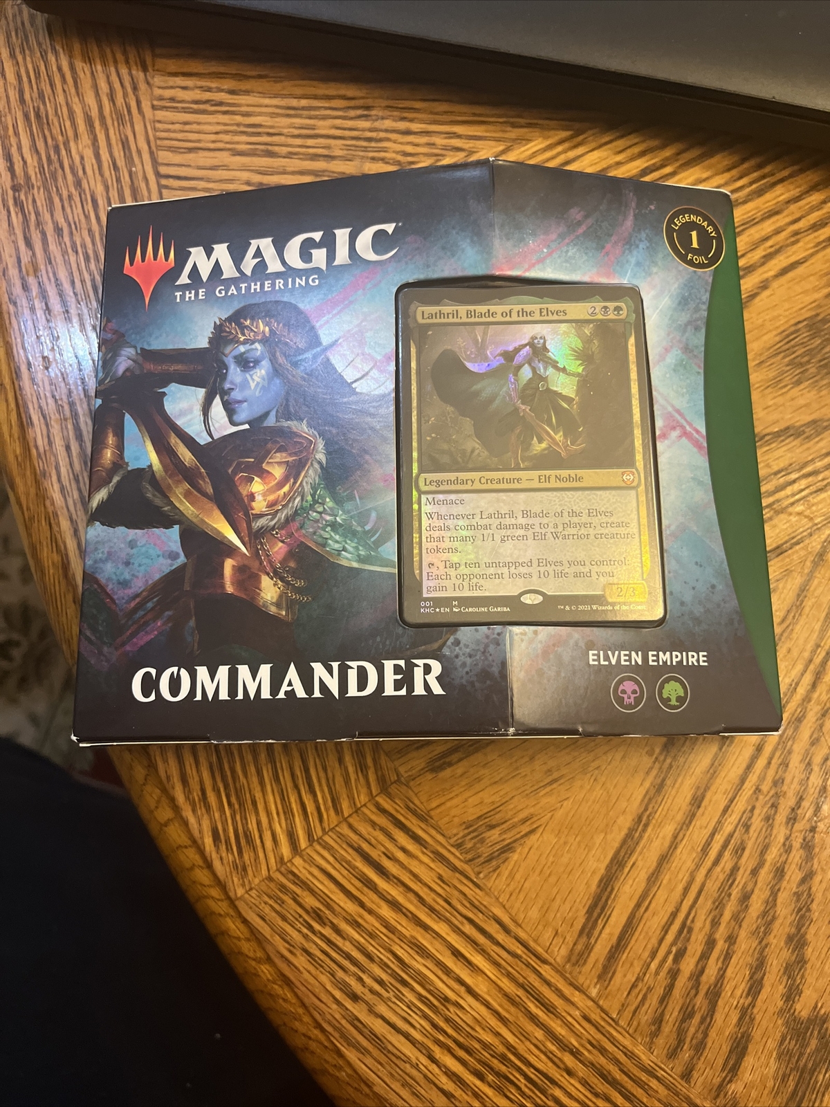 Lathril, Blade of the Elves Commander deck NEW SEALED MTG Elven Empire ...