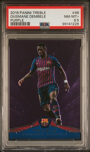 2018-19 Panini Treble - Ousmane Dembele #46 Purple /49 for sale online ...