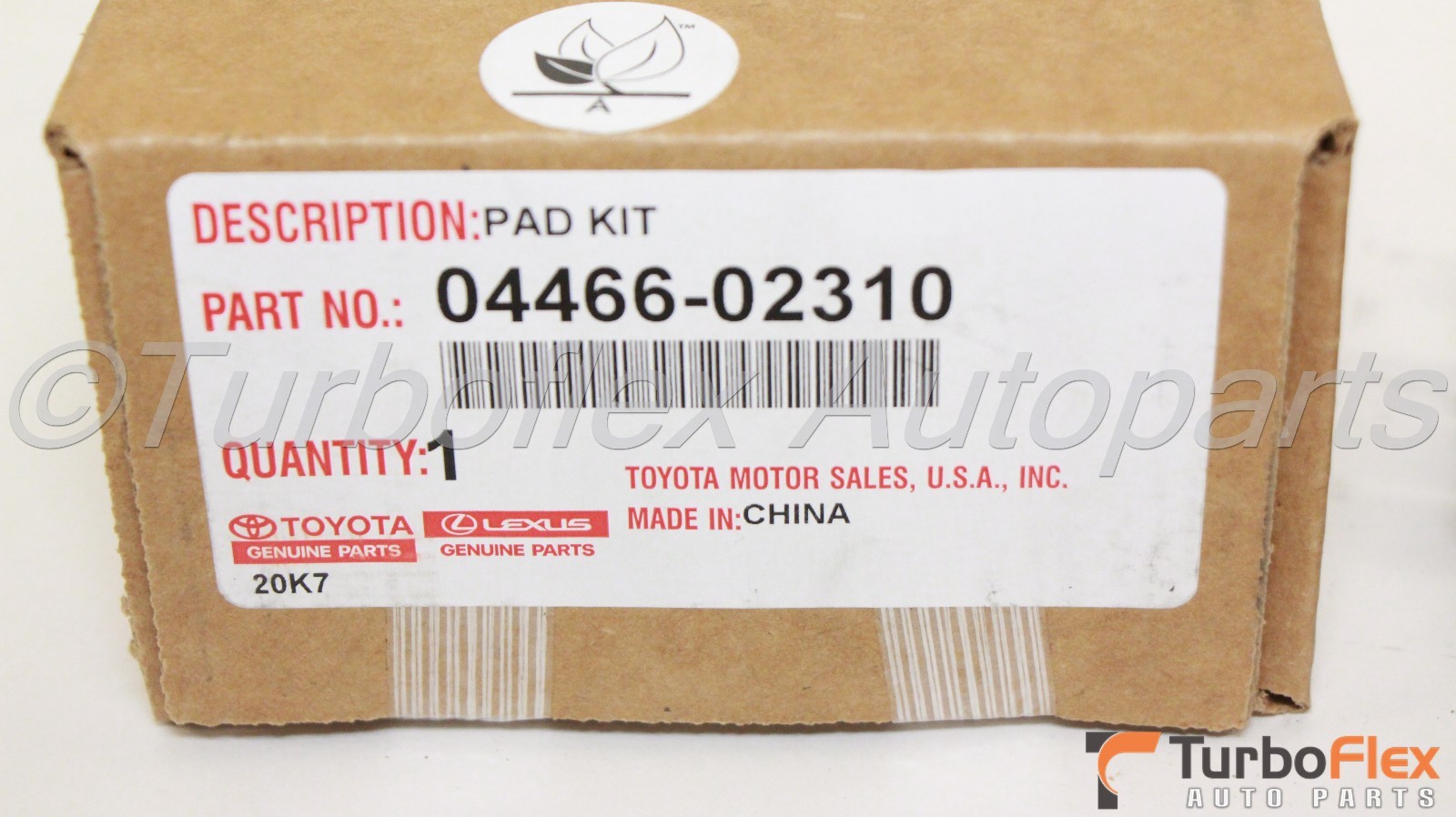 Toyota Corolla 09-18 Matrix 08-14 FWD Rear Brake Pad Set Genuine OEM ...