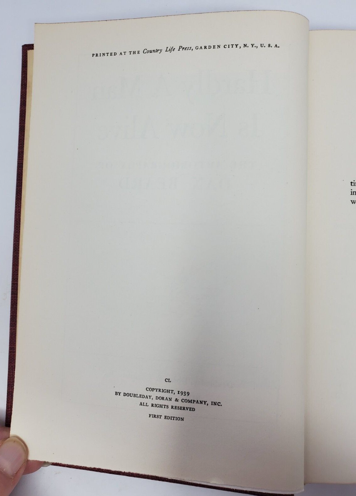 Hardly A Man Is Now Alive The Autobiography Of Dan Beard 1939 HC First ...