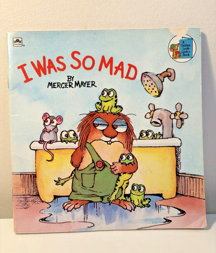 Vtg 1983 Golden Little Critter Book Mercer Mayer I Was So Mad Paperback ...