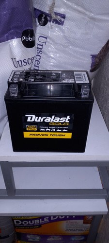 Duralast Gold battery motorcycle part NO. AZX14 10HR AH 12 | eBay