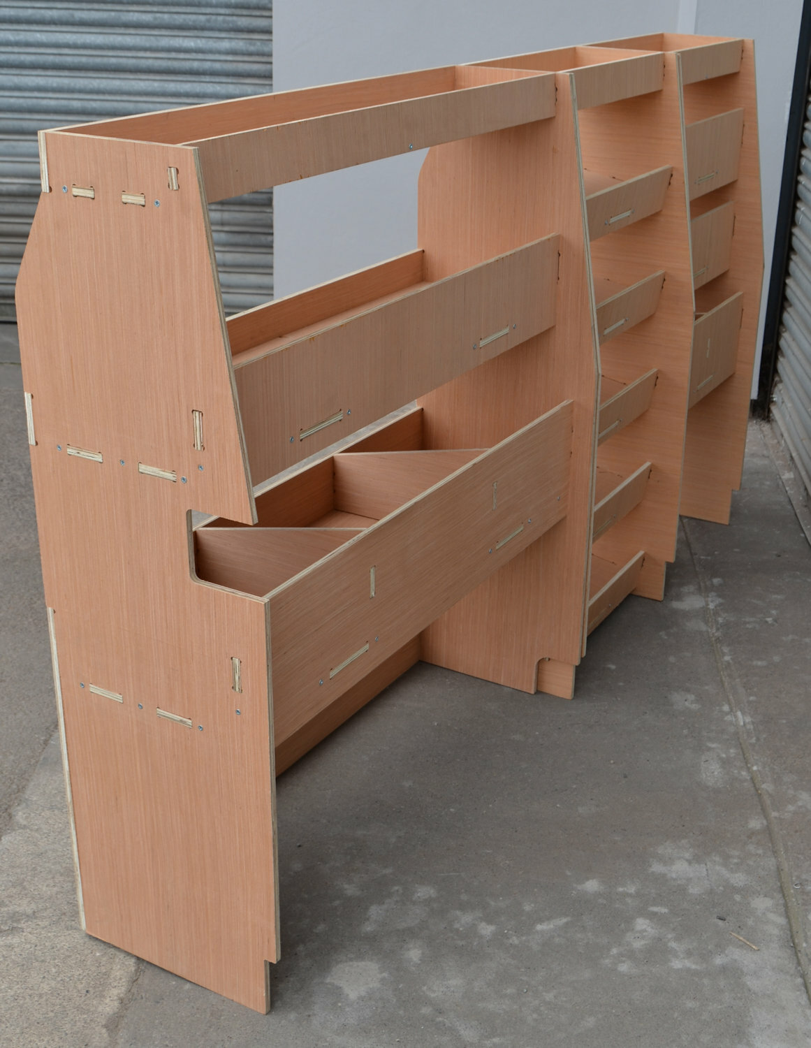 Ford Transit Custom 2013 to 2023 van Racking plywood XL Shelving SWB ...