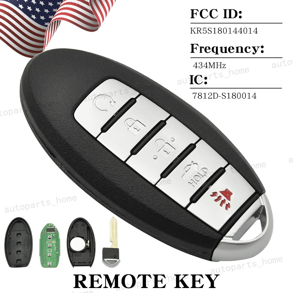 For 2013 2014 2015 Nissan Altima Maxima Keyless Smart Remote Car Key ...