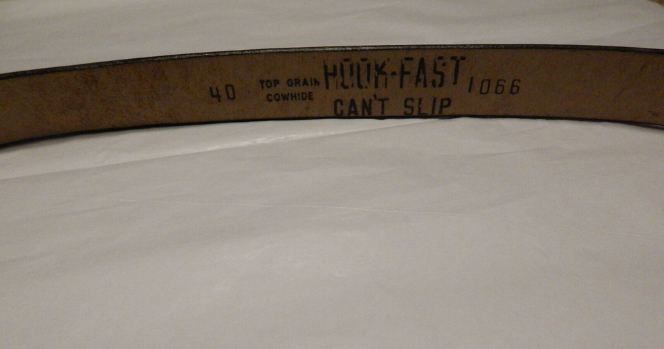 60's Hook Fast Buckle Trucking Semi Can't Slip Belt | eBay