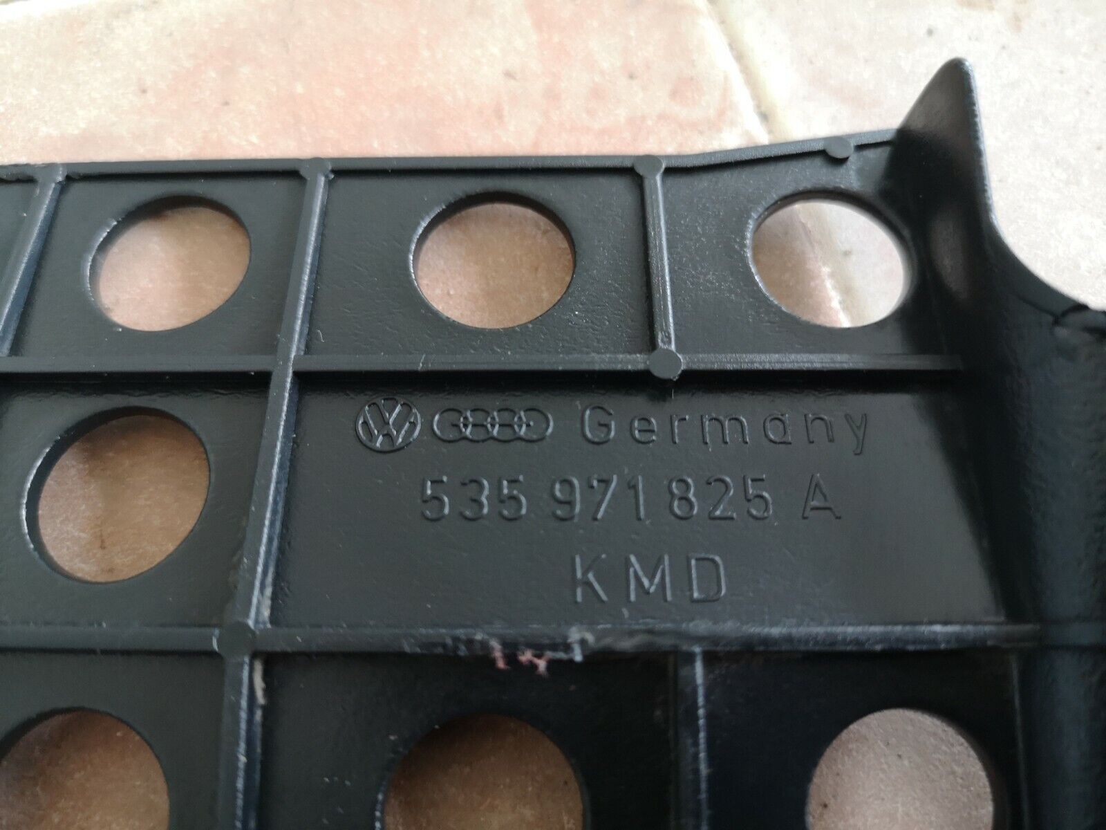 VW Corrado fuse pedal electric box assembly cover trim plate 535971825A ...