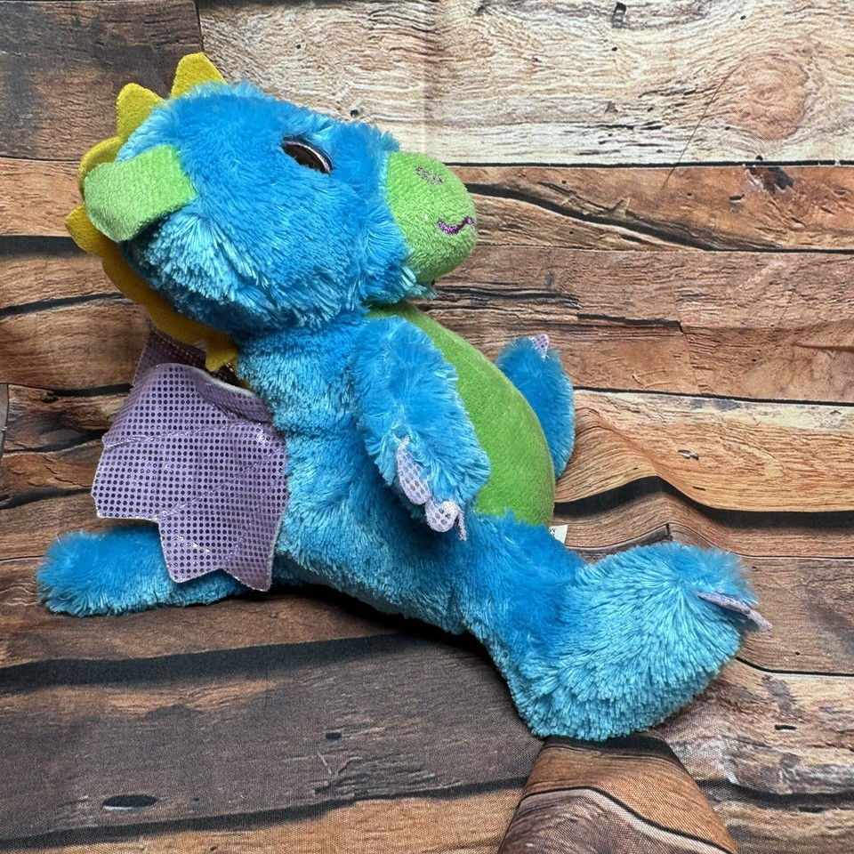 Winkeez Dylan The Dragon Blue Green Purple Plush Stuffed Animal Toy 9 ...