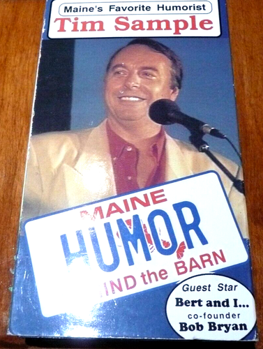 Tim Sample MAINE HUMOR BEHIND THE BARN with Bob Bryan VHS TAPE 1993 ...