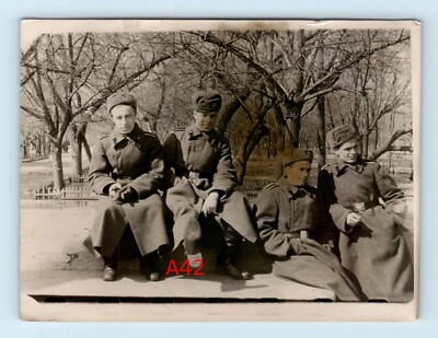 Handsome young men Soldiers Soviet original photo Soviet military ...